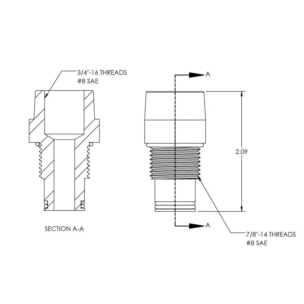 Power Beyond Sleeve (No. 10 or 5/8” O-ring port) - Ag Parts Direct